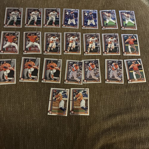 Houston Astros 2025 Topps Chrome Base Cards- Team Set Of 24 Cards 🔥 ...