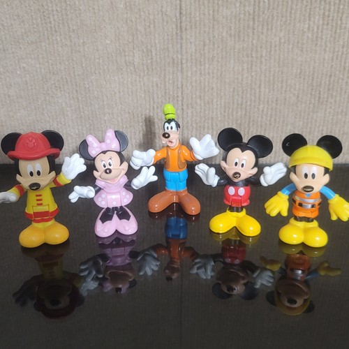 Disney Mickey Mouse Goofy Mickey Minnie Bendable Poseable Figure Lot | eBay