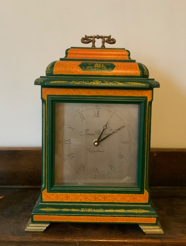 Georgian style painted Chinoiserie bracket clock | eBay UK