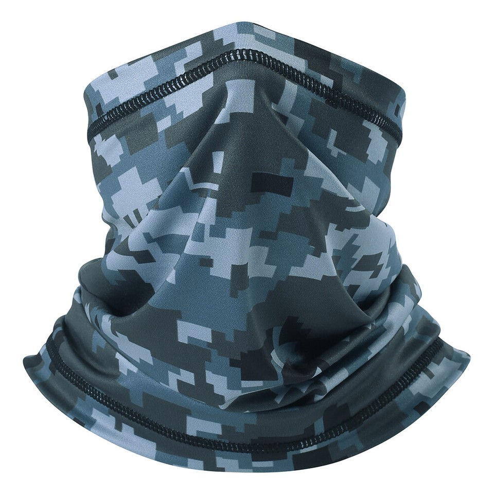Camo Tactical Neck Gaiter Face Mask Scarf Breathable Bandana Cover ...