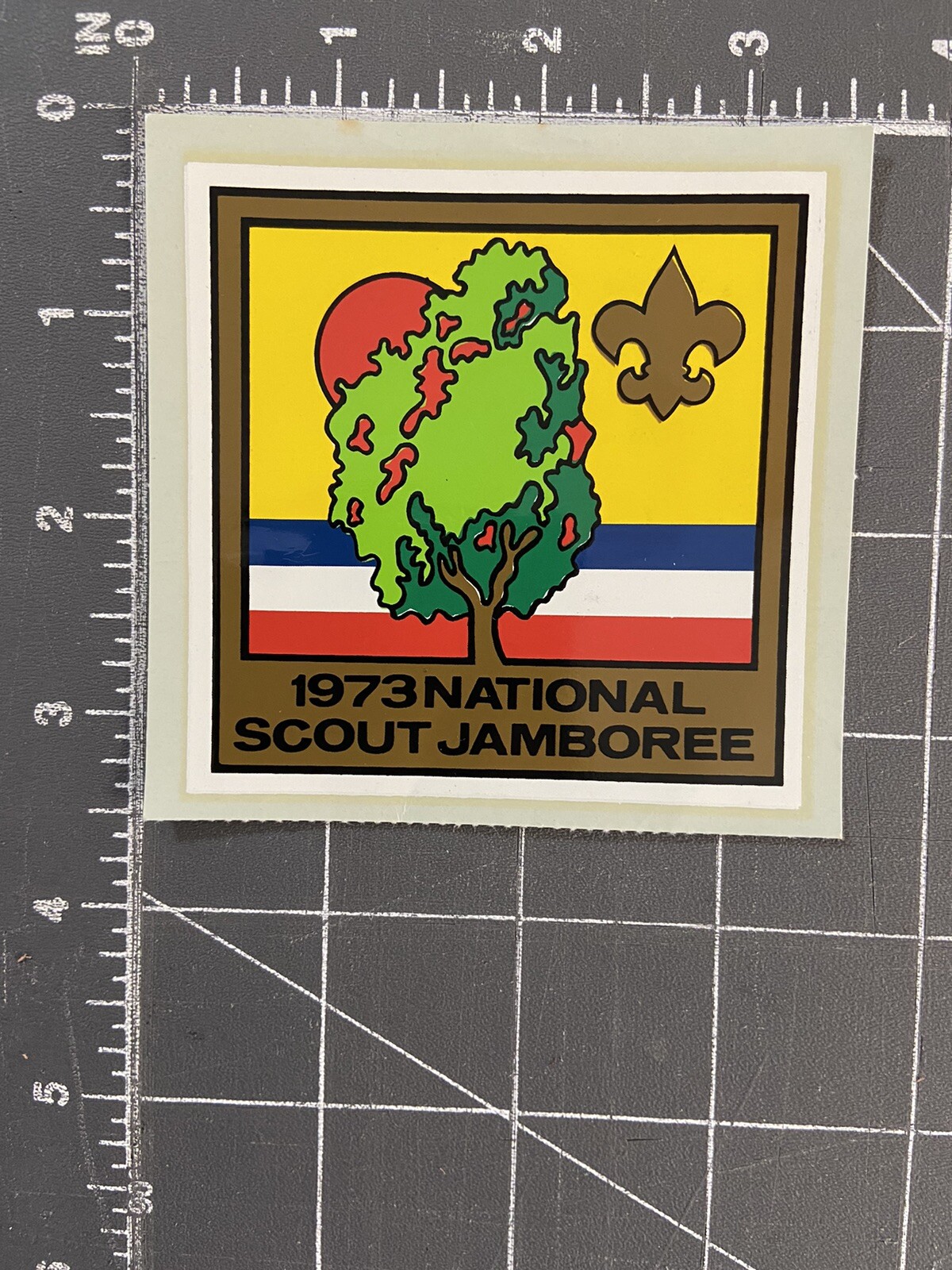 Vintage 1973 National Scout Jamboree Sticker Decal Boy Scouts of ...