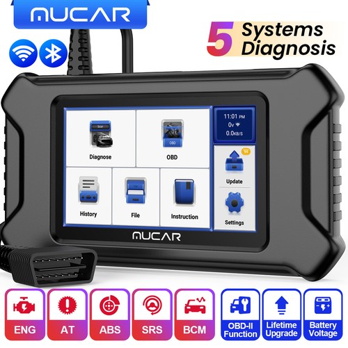 MUCAR CS5 Car OBD2 Scanner Code Reader Engine ABS SRS Diagnostic Scan ...