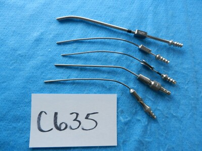 V. Mueller Codman Storz Surgical Suction Tubes Lot Of 5 #12 | eBay