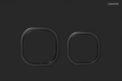 R&T Soft Square Low Rise Push Button Matte Chrome Matte Black | eBay ...