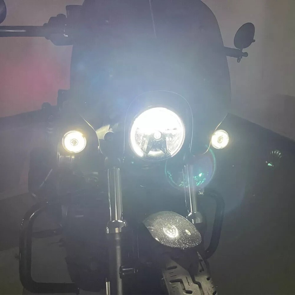 LED Front Turn Signal Light Fog Lights 2022-2024 For Harley Nightster ...