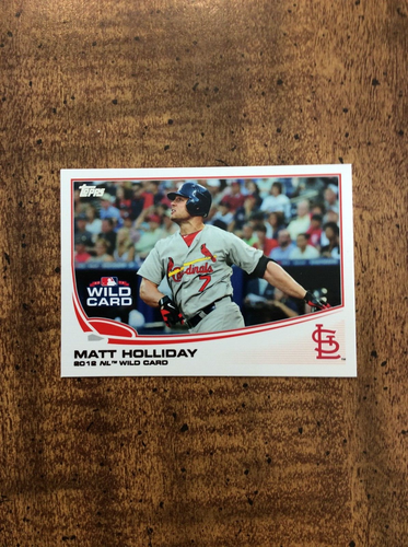 2013 Topps #125 NL Wild Card Matt Holliday, Cardinals nm ib | eBay