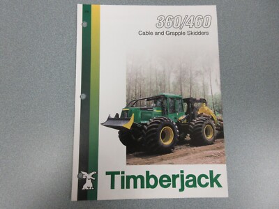 Timberjack 360 460 Cable & Grapple Skidders Sales Brochure 6 Pages | eBay