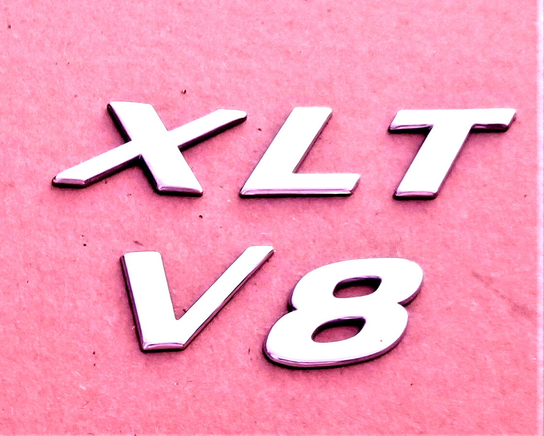 Ford Explorer "XLT & V8" Fender / Rear Hatch Letters Emblems OEM (5 ...