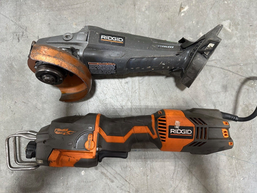 Ridgid R1006 4.5" Angle Grinder & R3031 Corded Recip Saw-For Parts/Not ...