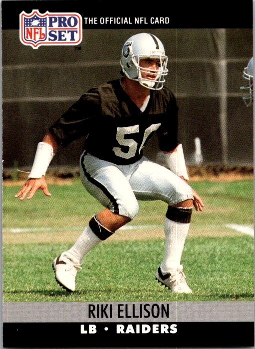 1990 Pro Set #543 Riki Ellison | eBay
