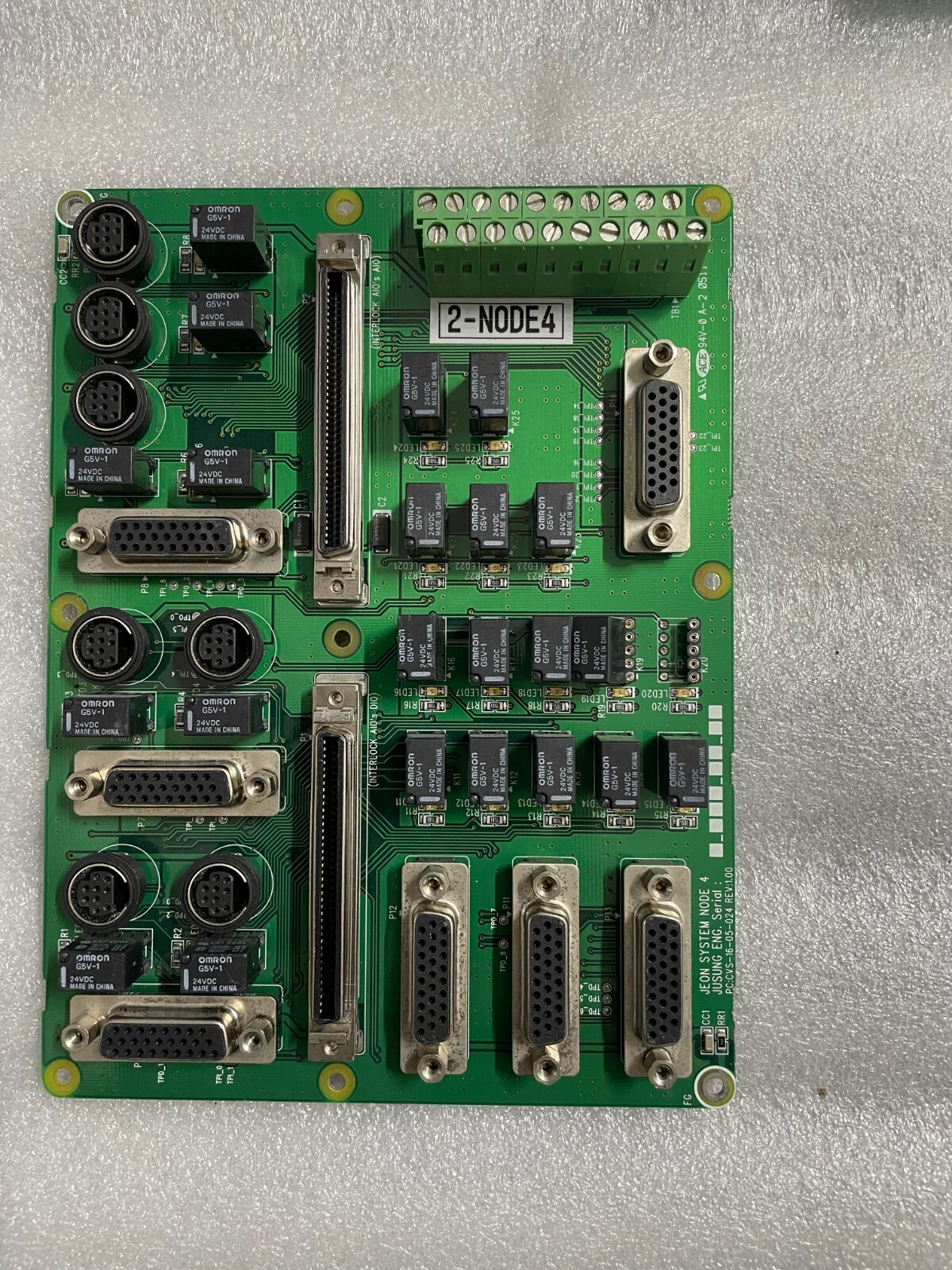 JEON SYSTEM NODE 4 JUSUNG ENG PC:CVS-16-05-024 REV:1.00 | eBay