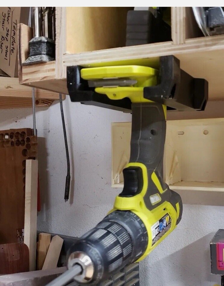 Ryobi Tool Holder Wall Mount 6 pack 3D Printed Black | eBay