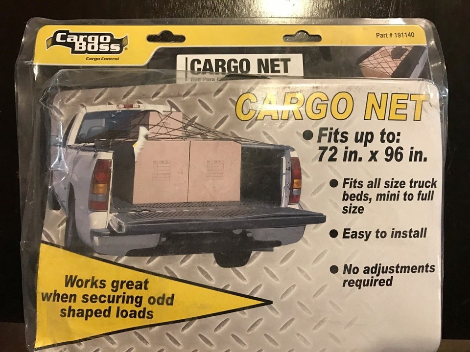 Cargo Boss Net 191140 72" X 96" Truck Bed Accessory Secure Load Elastic ...