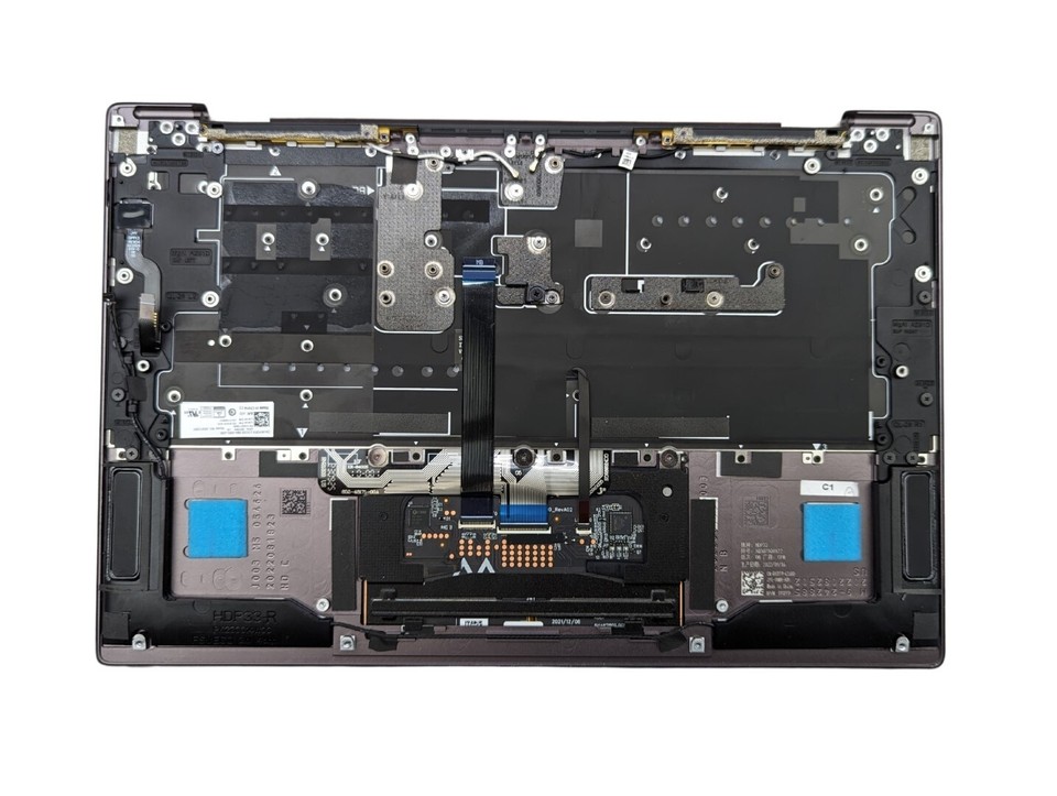 NEW OEM Dell XPS 13 9315 Touchpad Palmrest Backlit US Keyboard UMBER ...