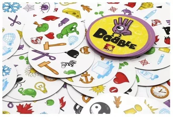 Asmodee | Dobble | Card Game | Ages 6+ | 2-8 Players |15 Minutes ...