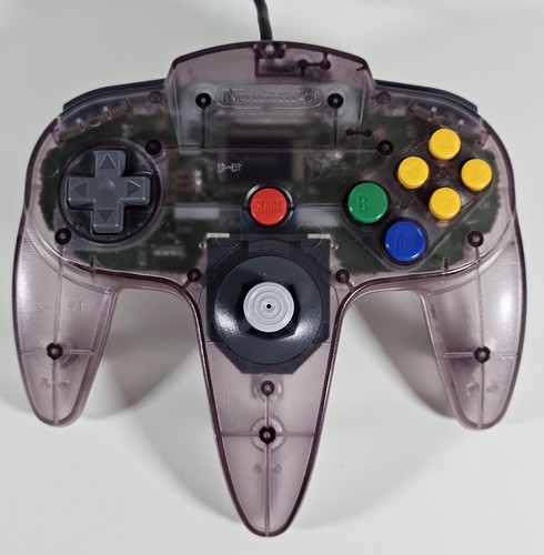Nintendo 64 Clear Atomic Purple Controller NUS-005 Official N64 OEM ...