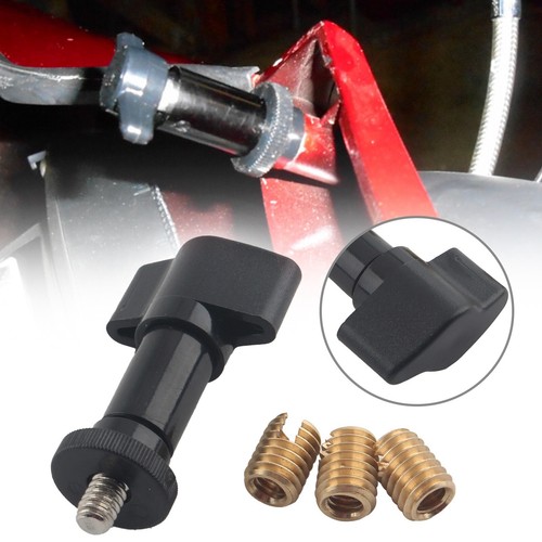 3x Black Threaded Brass Batwing Fairing Insert Repair Kit For Harley ...