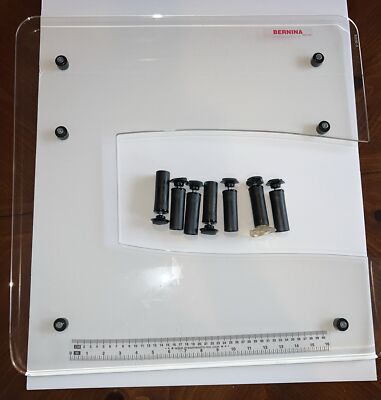 Bernina Clear Acrylic Sewing Extension Table Embroidery Model B121BE ...