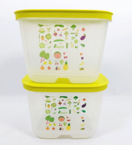 Tupperware Ventsmart 1.8L High Vegetable Fruit Storage Container Fridge ...