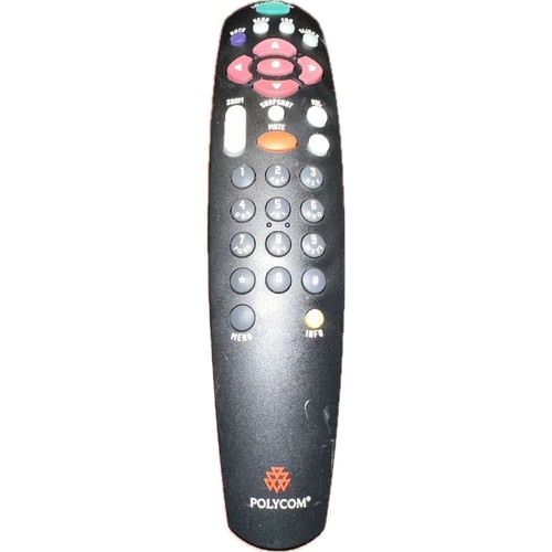 POLYCOM REMOTE CONTROL FOR VIEWSTATION VSX 7000 8000 9000 W/ BATTERY ...