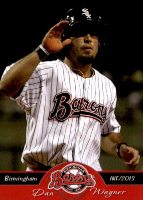 2013 Birmingham Barons Grandstand #27 Dan Wagner Concord North Carolina ...