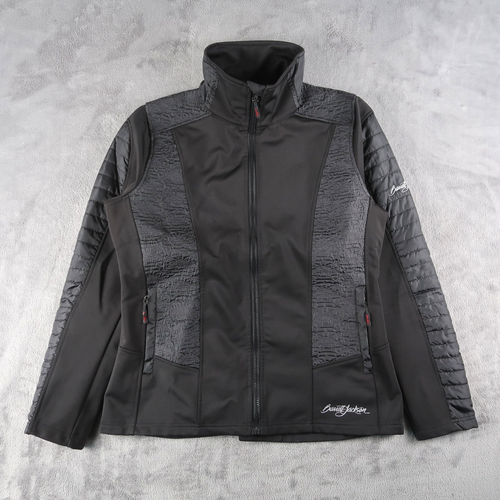 Barrett Jackson Womens Size L Large Black Long Sleeve Full Zip ...