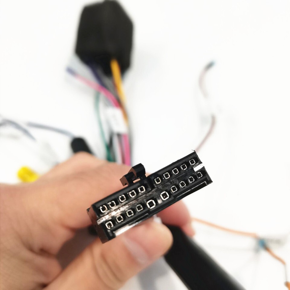 20PIN Car Stereo Radio DVR ISO Wiring Harness Adapter Connector For ISO ...