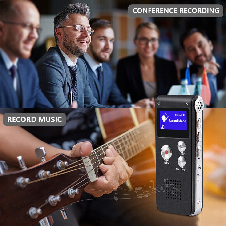 64GB Paranormal Ghost Hunting Equipment Digital EVP Voice Activated ...