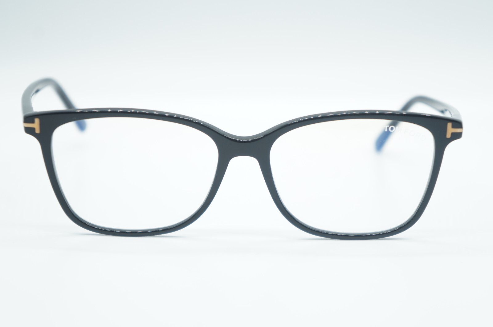 NEW TOM FORD TF 5842-B ECO 001 SHINY BLACK AUTHENTIC EYEGLASSES FRAMES ...