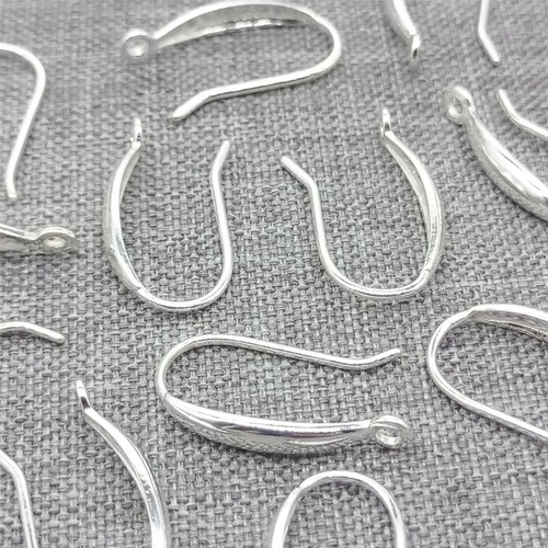 6 Pairs of 925 Sterling Silver Shiny Ear Wires Earring Hooks Earring ...