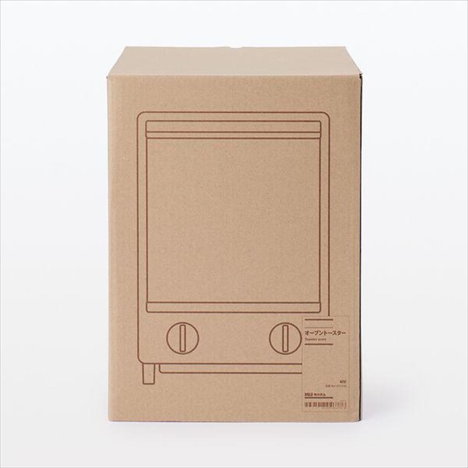 MUJI Toaster Oven Vertical 2 stage 22.5×25×32.7cm White MJ-OTL10B Japan ...