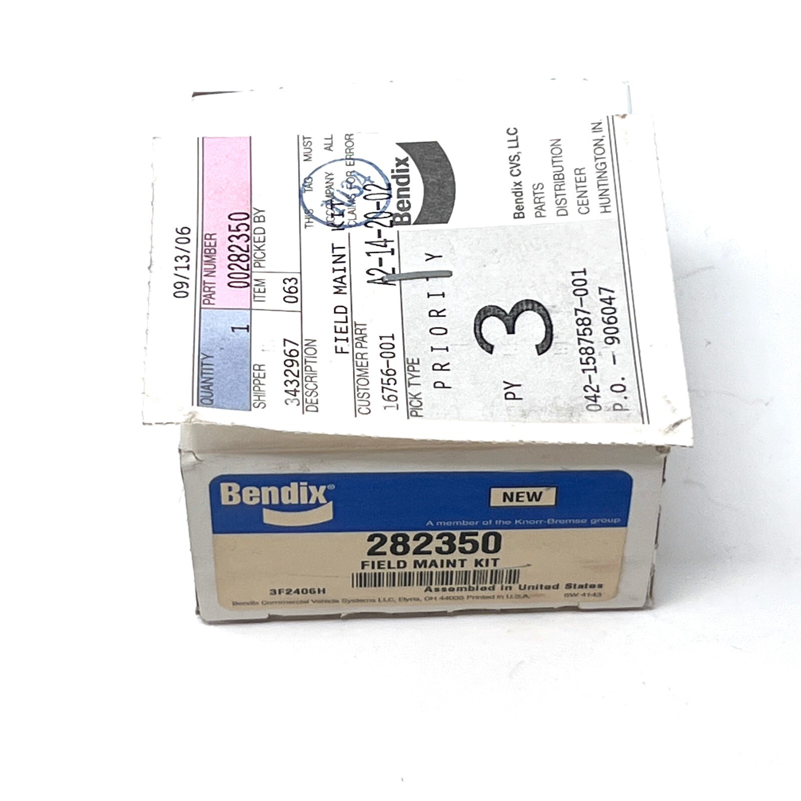 Genuine Bendix 282350 Field Maintenance Kit - OEM Made in USA for sale ...