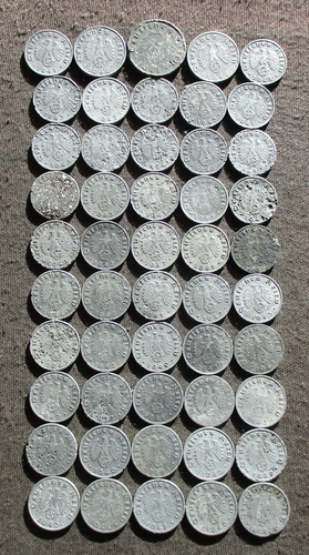 BIG LOT AUTHENTIC OLD COINS OF THIRD REICH NAZI GERMANY WORLD WAR II ...