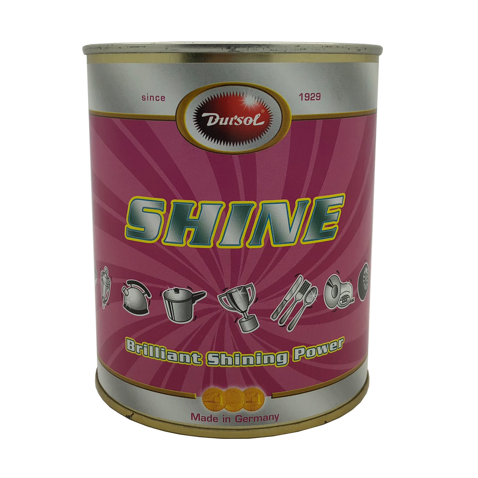 Solvol AUTOSOL SHINE Metal Cleaner Polish 750ml Tin Steel Brass Copper ...