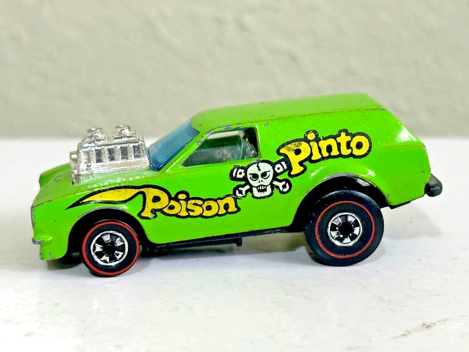 HOT WHEELS REDLINE FLYING COLORS SERIES POISON FORD PINTO WAGON GREEN ...
