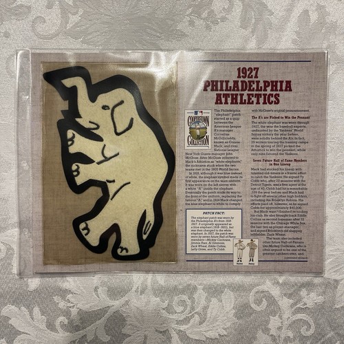 1927 PHILADELPHIA ATHLETICS COOPERSTOWN COLLECTION PATCH | eBay