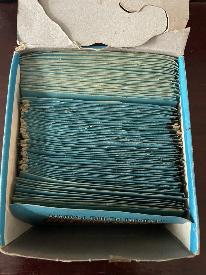 1984 MARVEL SUPER HEROES SECRET WARS UNOPENED STICKER PACK LEAF ...