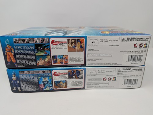 New Dragon Ball Super Saiyan God Goku & Vegeta Model Kit Figure Rise ...