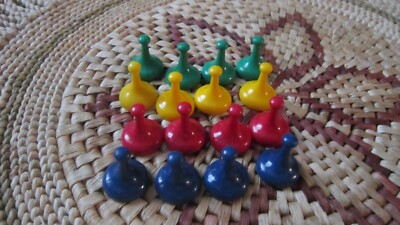 Sorry! Board Game Replacement Tokens Players 1972 Parker Bros 16 pieces ...