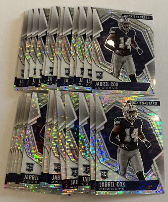 2021 Rookies & Stars SILVER PULSAR PRIZM #159 Jabril Cox RC 15 Cards ...