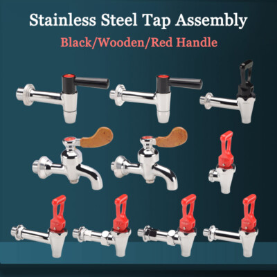 Stainless Steel Tap Assembly Hot & Cold Water Boiler Dispenser Spigot ...