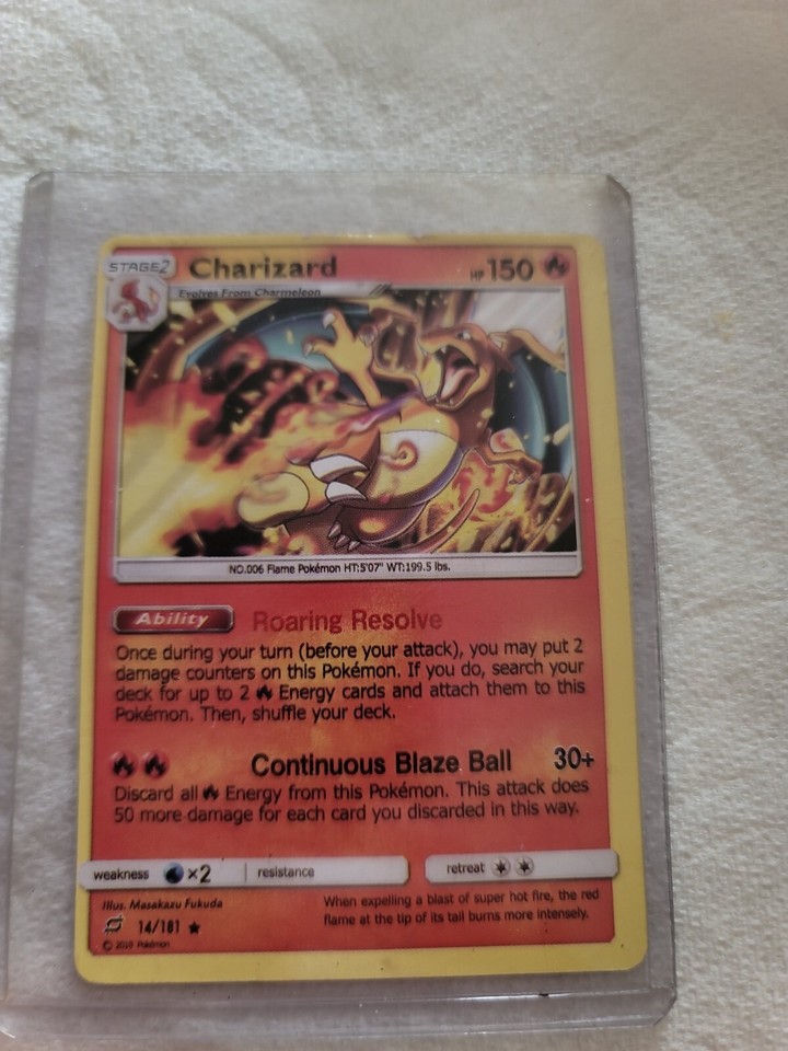 charizard stage 2 HP 150 Evolves from charmeleon | eBay