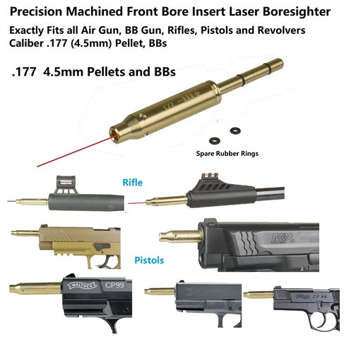 Laser Bore Sight Exactly Fits .177 4.5mm Pellet, BBs Air Guns BB Guns ...