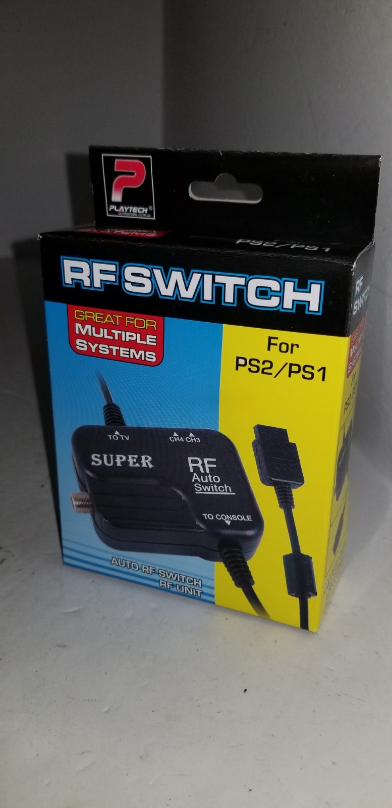 NEW Playtech Auto Game Switch RF Adapter for Playstation 1 & 2 PS2 ...
