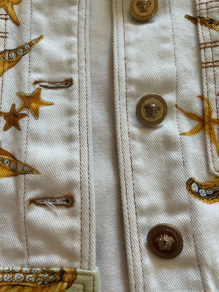 Rare Versace Sea Shell print Jacket Gianni Versace 80's Runway ...