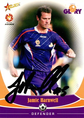 Signed 2006 2007 PERTH GLORY A-League Card JAMIE HARNWELL | eBay Australia