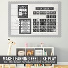 Classroom Calendar Set Bulletin Board Decor – School Calendar for ...