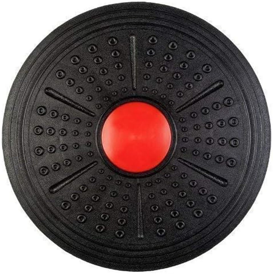 360 Rotation Non Slip Round Wobble Body Balance Board Training Fitness ...