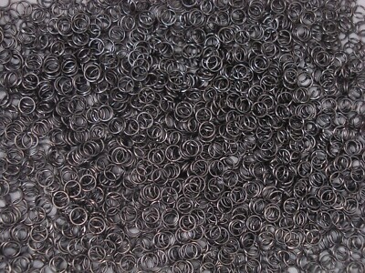 Jump Rings 6mm Dark Nickel 175pc Findings Jewellery Open Connector | eBay