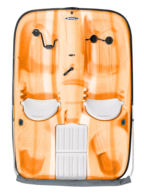 Pelican Monaco DLX ANGLER Pedal Boat with Canopy, Fade Orange/White, 5 ...